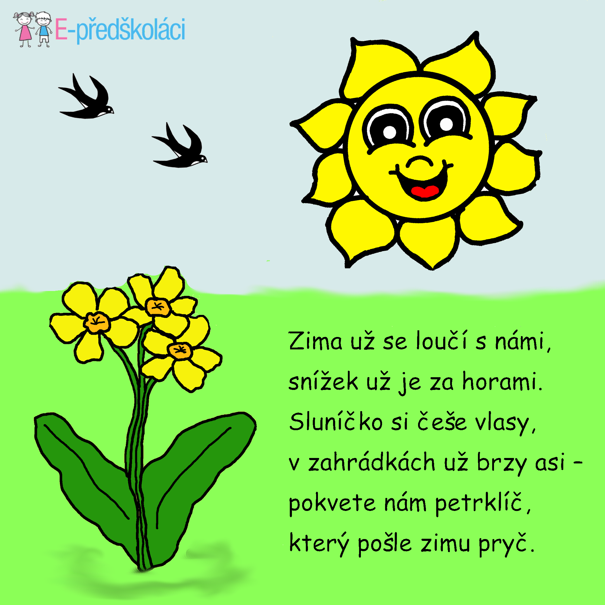 Sluníčkové básničky | MŠ Cibuláček